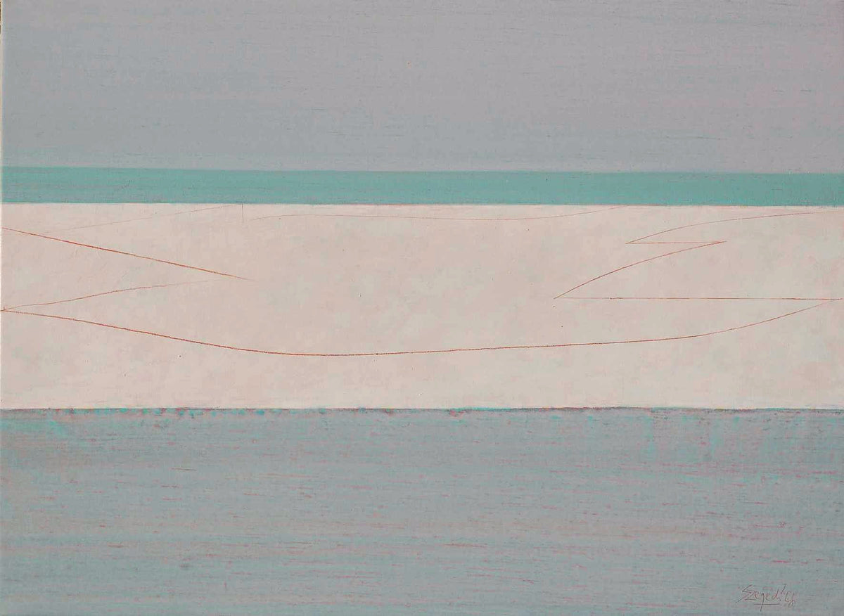 CONGEALED TRICOLOR (FROZEN LAKE) ORIGINAL PAINTING - BY CSABA SZEGEDI ...